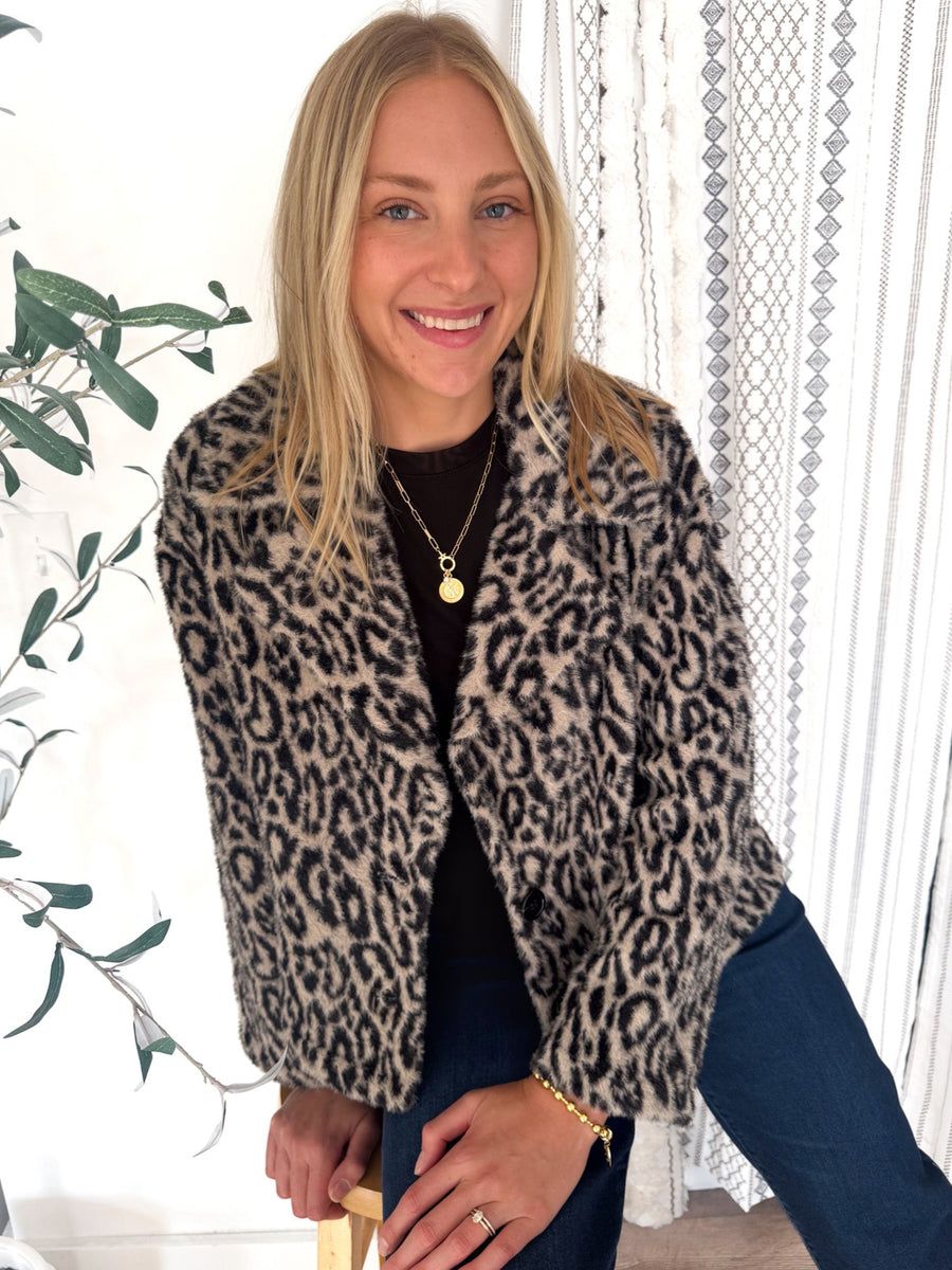 Colette Leopard Fur Jacket – Katsch Boutique