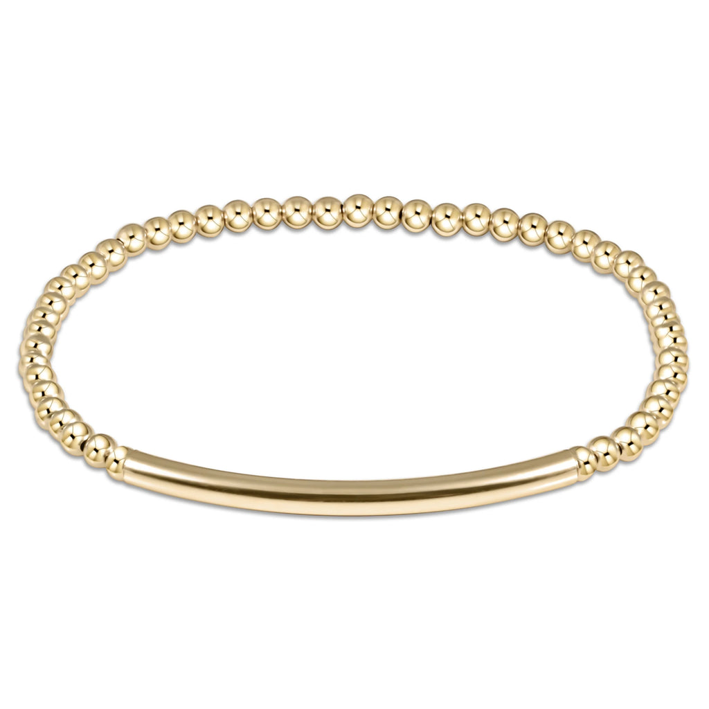 Bliss Bar Smooth Gold 3mm Bracelet – Katsch Boutique